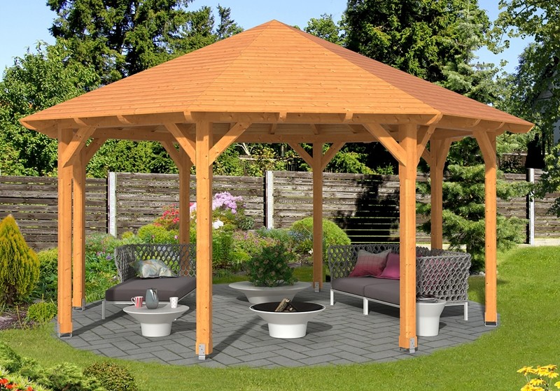 Pavillon 8 Eckig